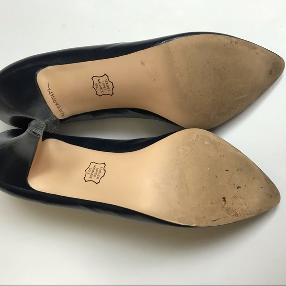 Caressa | Shoes | Caressa Leather Black Heels | Poshmark